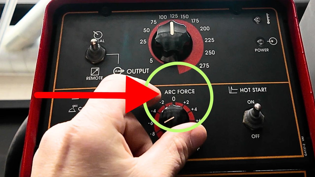 Arc Control Setting for Stick Welding — Weldmonger Store