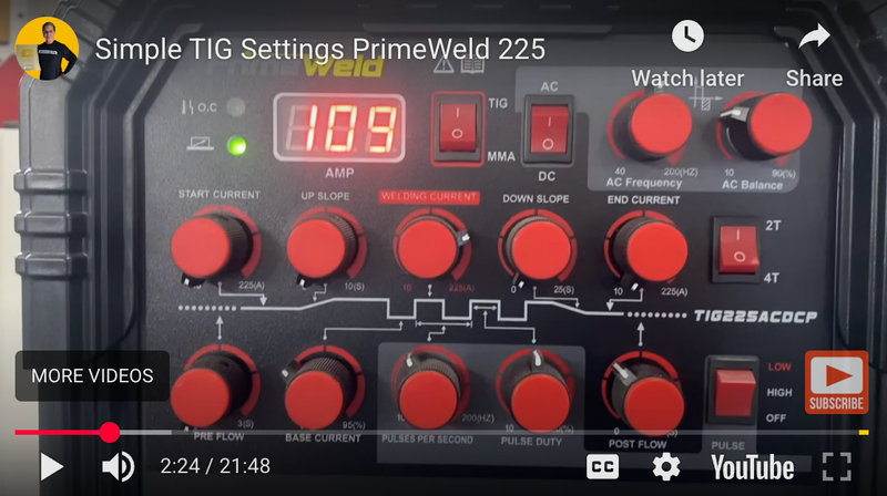 TIG Settings Chart – Weldmonger Store