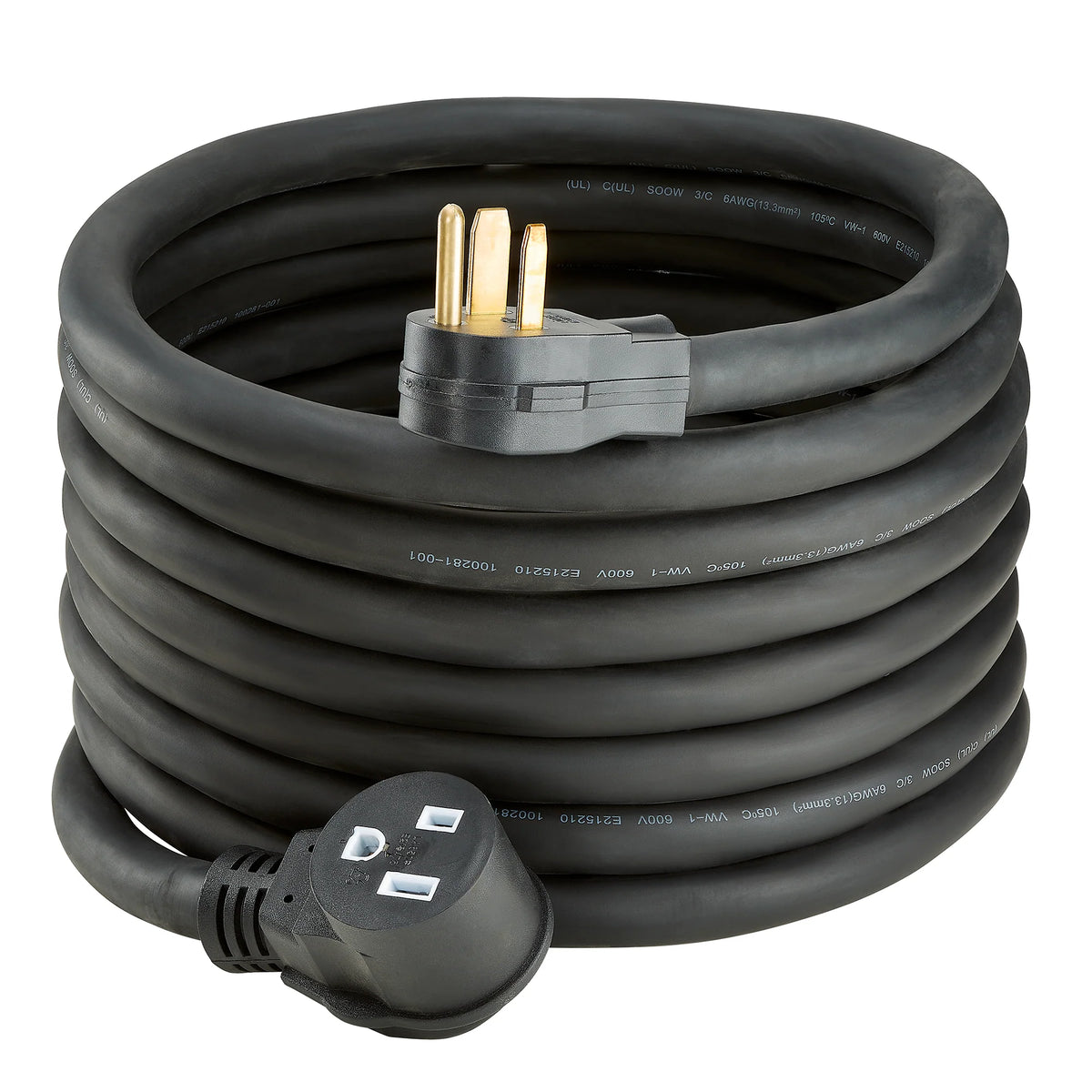 PrimeWeld Heavy Duty Welder Extension Cord 6awg 6/3 SOOW UL 220 ...