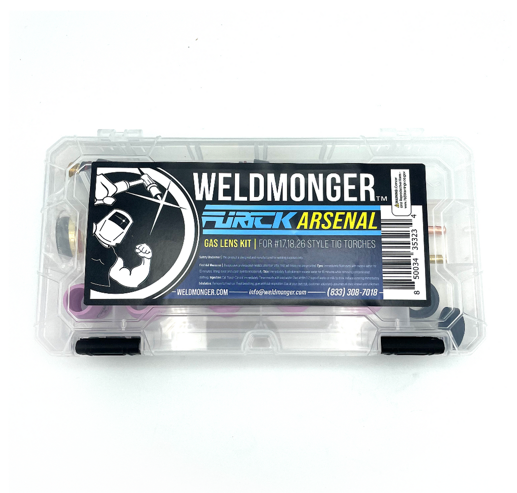 Stubby Gas Lens Kits for 17/18/26 Style Torches — Weldmonger Store
